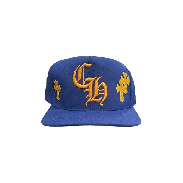 Chrome Hearts Cross Patch Baseball Cap - Blue
