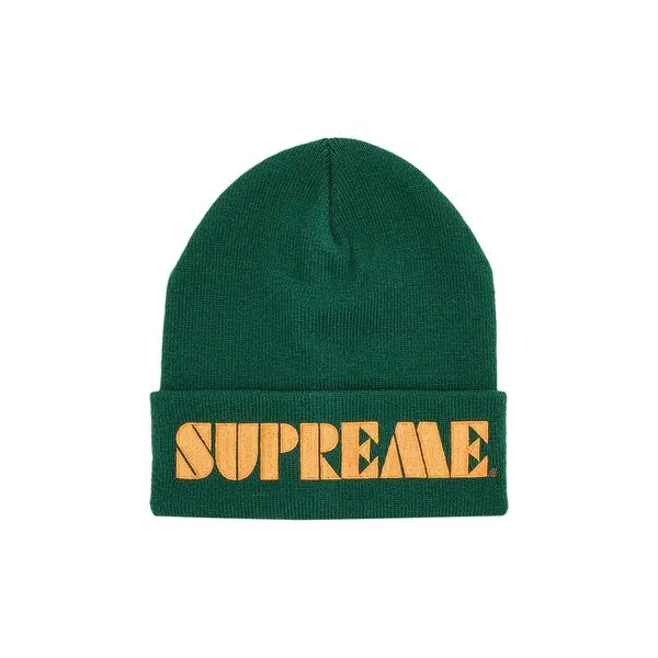 Supreme Stencil Beanie - Green