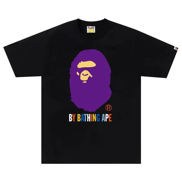 A BATHING APE Colors Bathing Ape Tee - Black