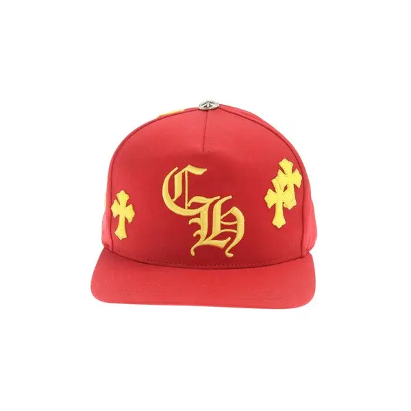 Chrome Hearts Cross Patch Cap - Red