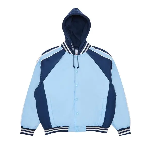 Supreme Hooded Stadium Jacket - Blue