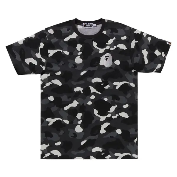A BATHING APE City Camo Large Ape Head Tee - Black