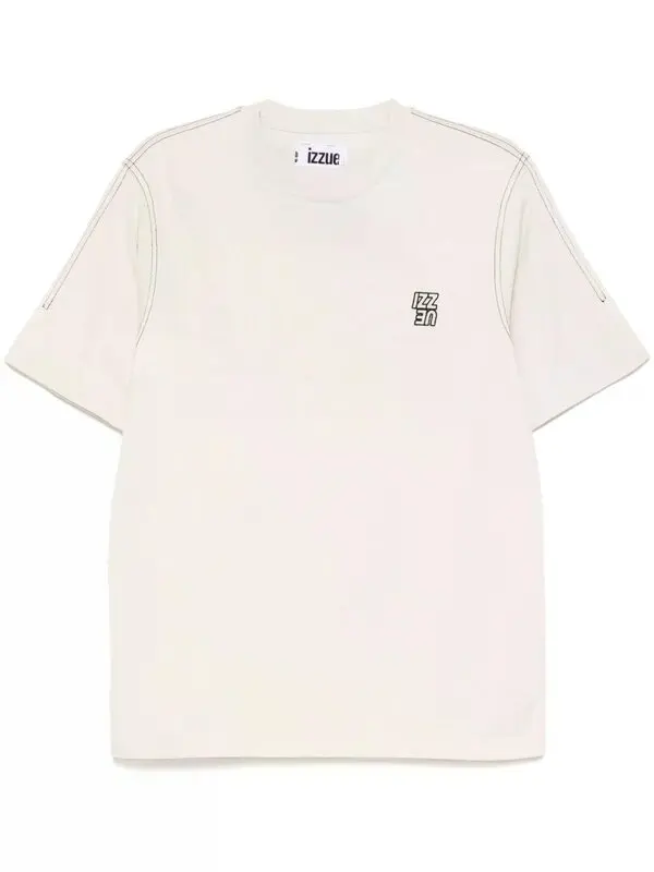 Izzue Logo-embroidered T-shirt