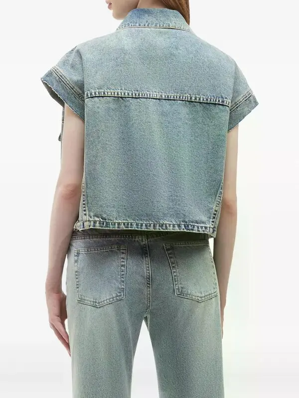 B+AB Short-sleeve Denim Jacket