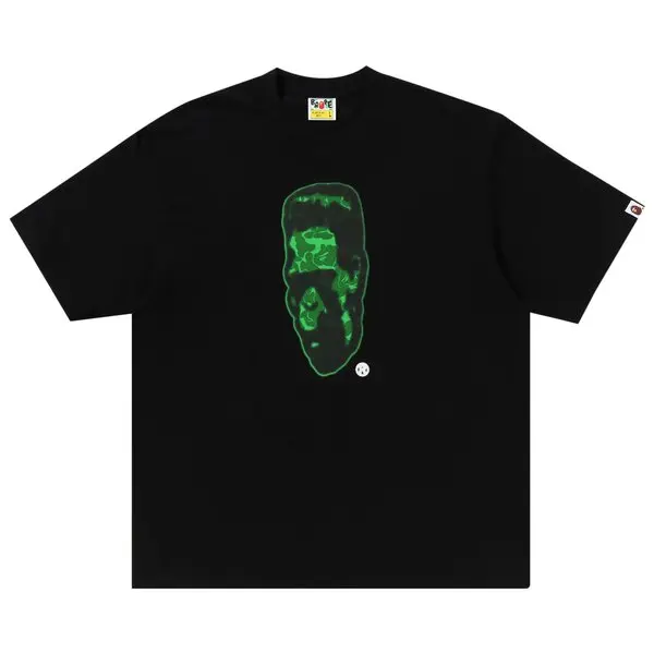 A BATHING APE Spray Frankenstein Relaxed Fit Tee