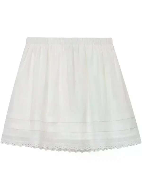 B+AB Embroidery Mini Skirt