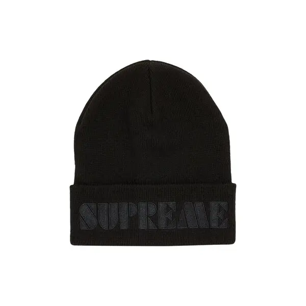 Supreme Stencil Beanie - Black