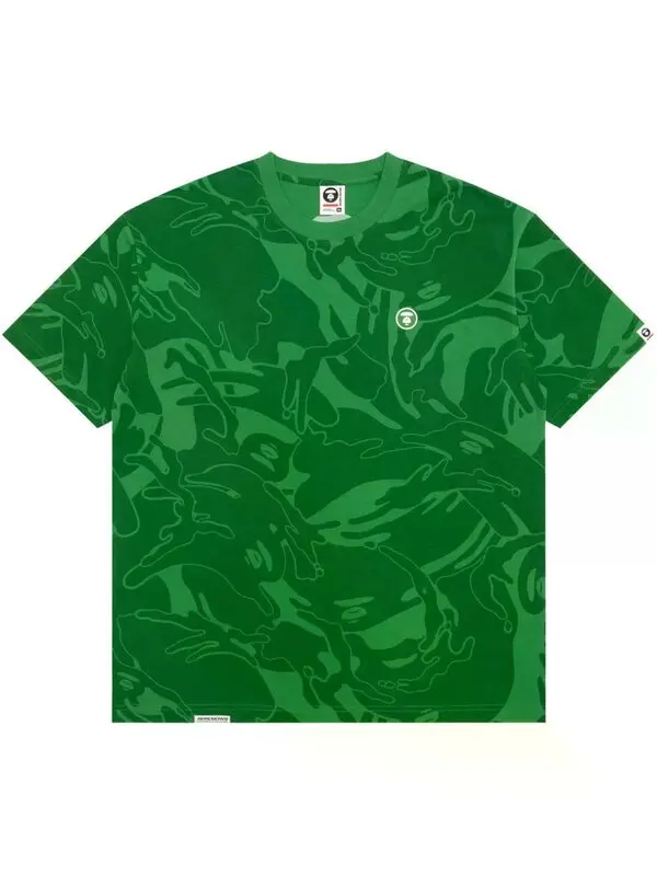 AAPE BY *A BATHING APE Camouflage-print T-shirt