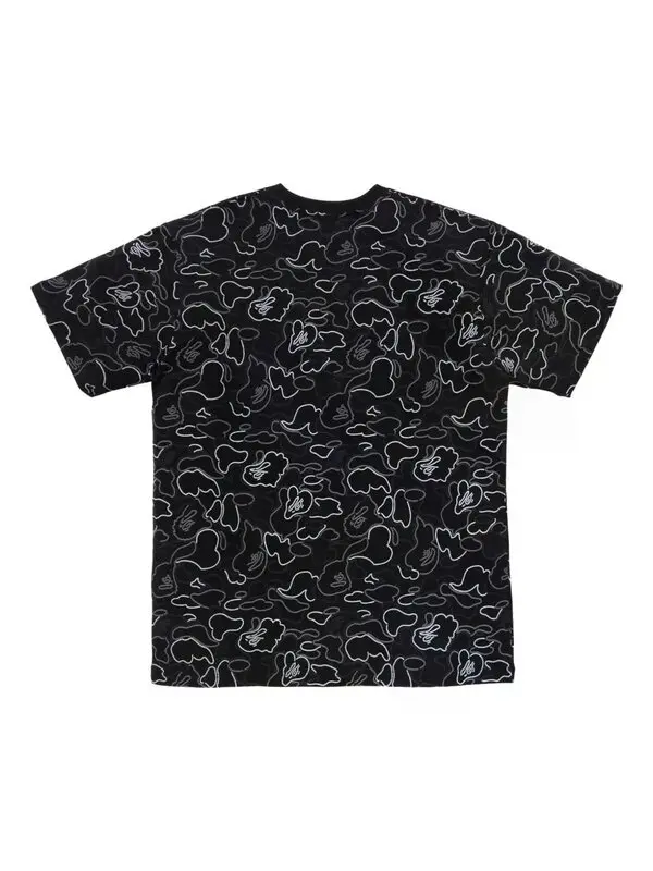 A BATHING APE Camouflage-print T-shirt
