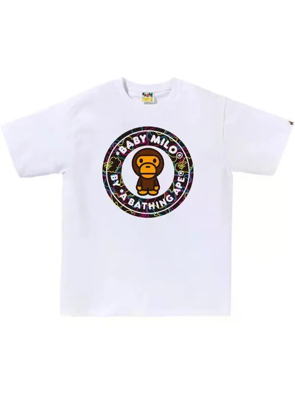 A BATHING APE Baby Milo T-shirt - White
