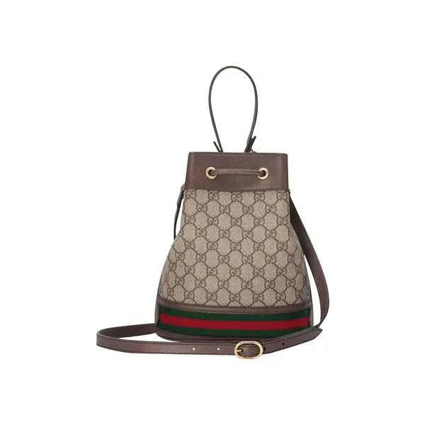Gucci Ophidia Small Bucket Bag - Brown