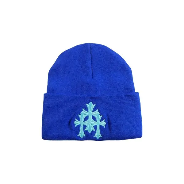 Chrome Hearts Triple Cross Watch Cap - Blue