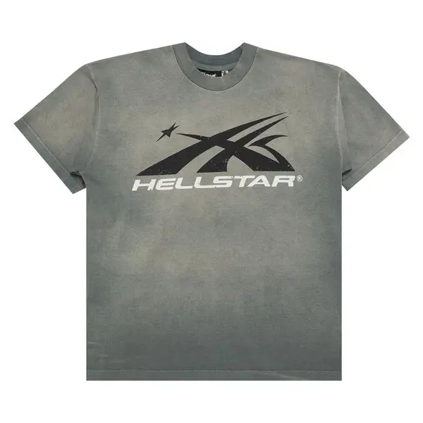 HELLSTAR Gel Sport Logo T-shirt - Grey