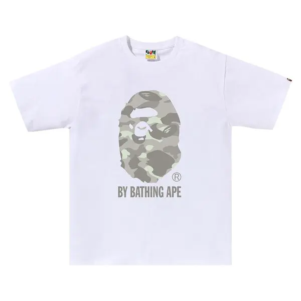 A BATHING APE City Camo Bathing Ape Tee /grey - White