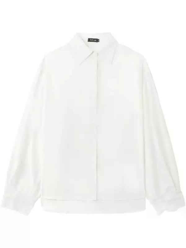 TOUT A COUP Lace-cuffs Shirt - Neutrals