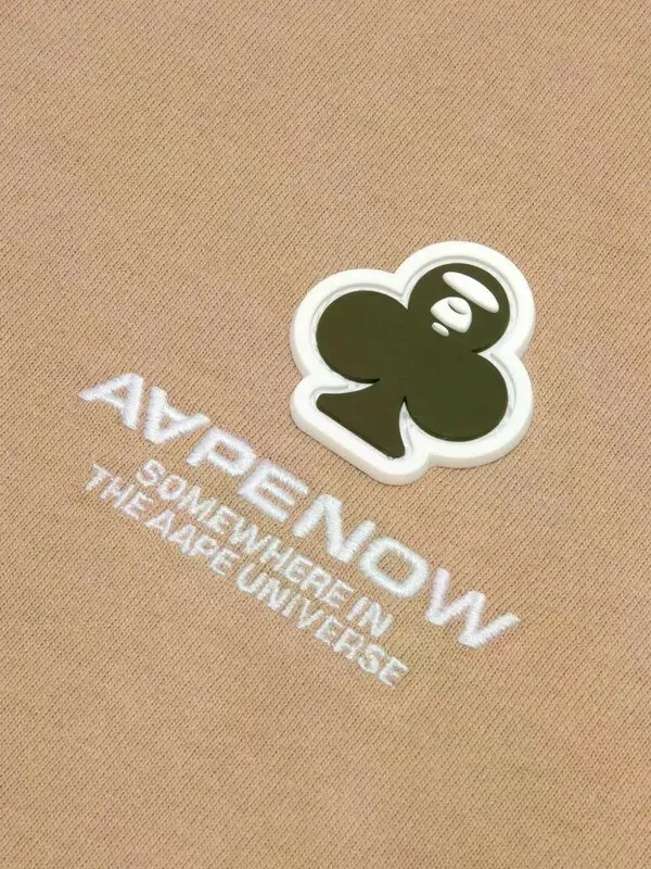 AAPE BY *A BATHING APE Moonface Clover T-shirt - Neutrals