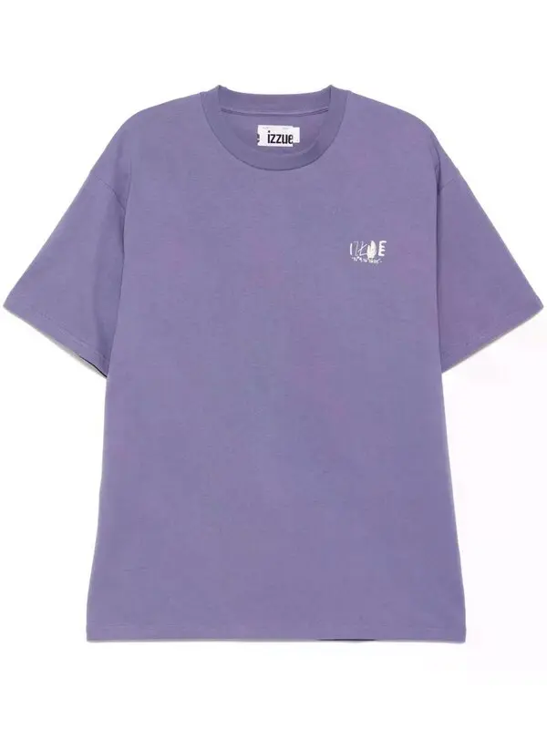 Izzue Graphic-print T-shirt - Purple