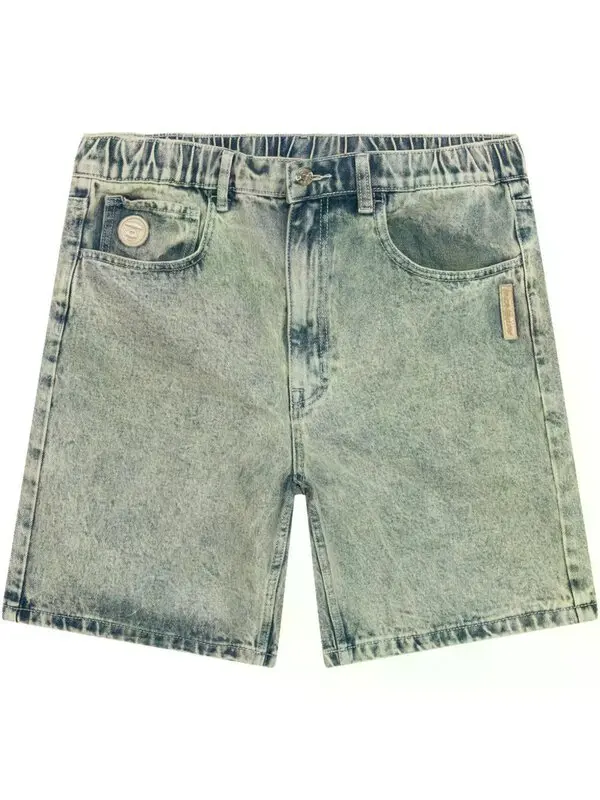 AAPE BY *A BATHING APE® Logo-patch Denim Shorts