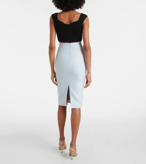 Roland Mouret Boucle Midi Skirt