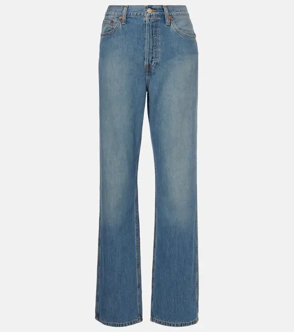 RE/DONE 90s High-rise Straight Leg Jeans