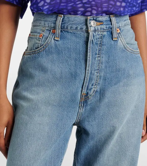 RE/DONE 90s High-rise Straight Leg Jeans