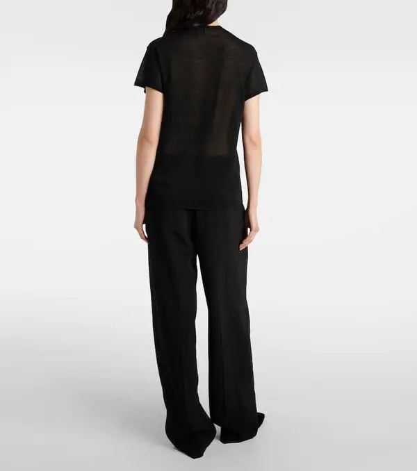 TOTEME Knitted Silk T-shirt