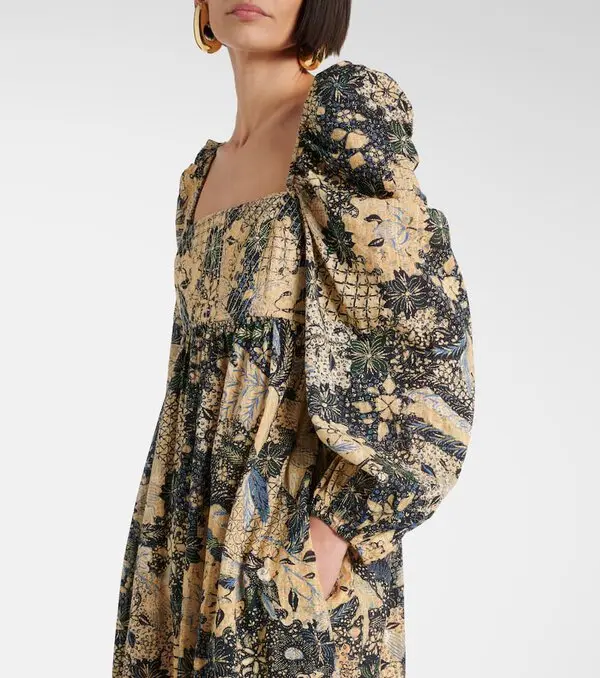 Ulla Johnson Natilda Gathered Cotton-blend Maxi Dress
