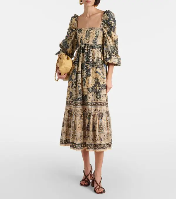 Ulla Johnson Natilda Gathered Cotton-blend Maxi Dress