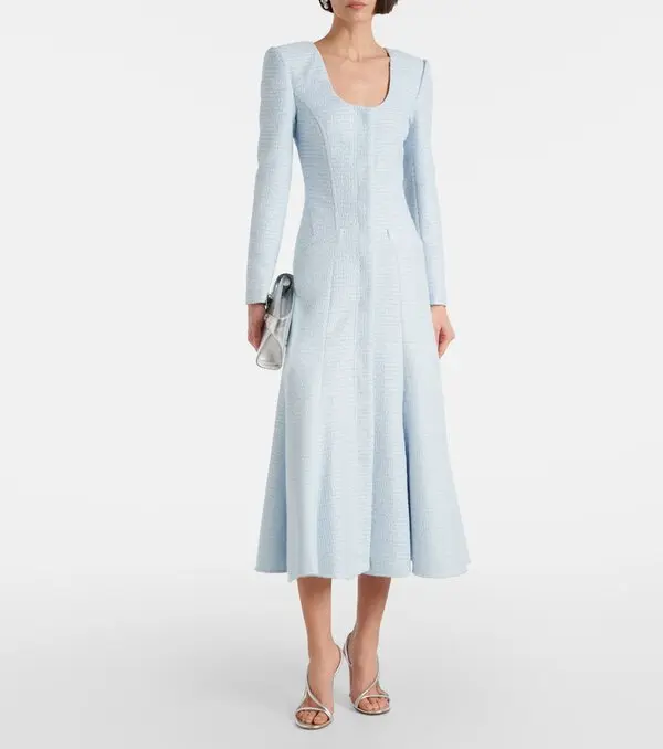 Roland Mouret Jacquard Midi Dress