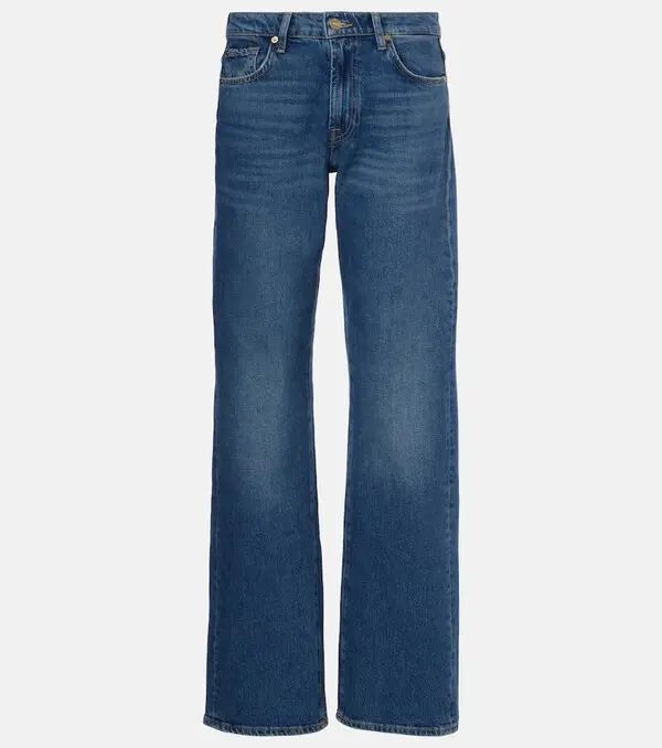 7 For All Mankind Tess High-rise Straight Jeans