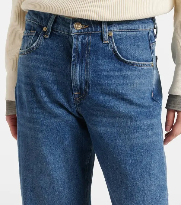 7 For All Mankind Tess High-rise Straight Jeans