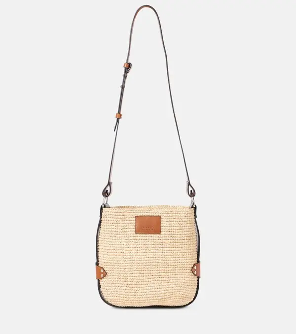 Isabel Marant Étoile Bayia Mini Raffia Shoulder Bag