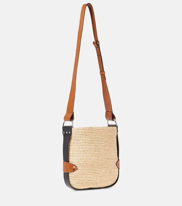Isabel Marant Étoile Bayia Mini Raffia Shoulder Bag