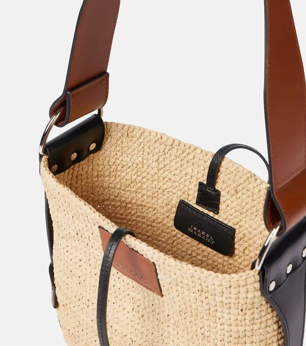 Isabel Marant Étoile Bayia Mini Raffia Shoulder Bag