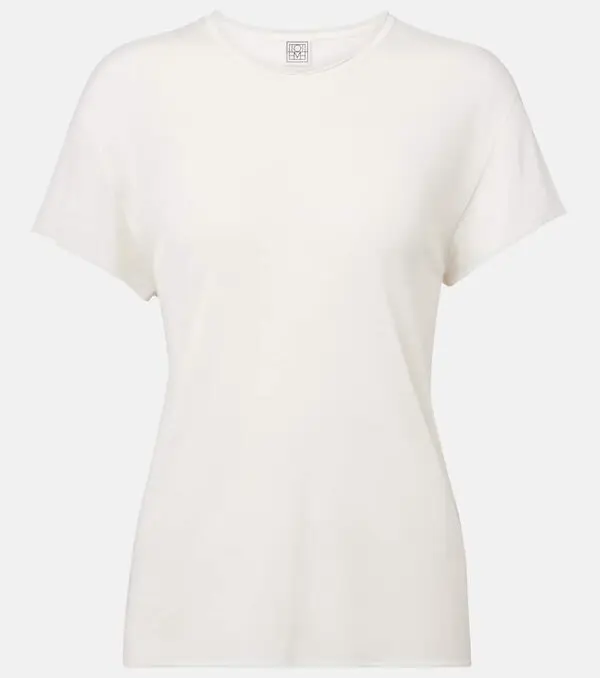 TOTEME Knitted Silk T-shirt