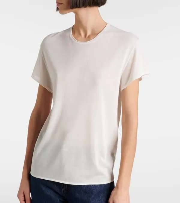 TOTEME Knitted Silk T-shirt