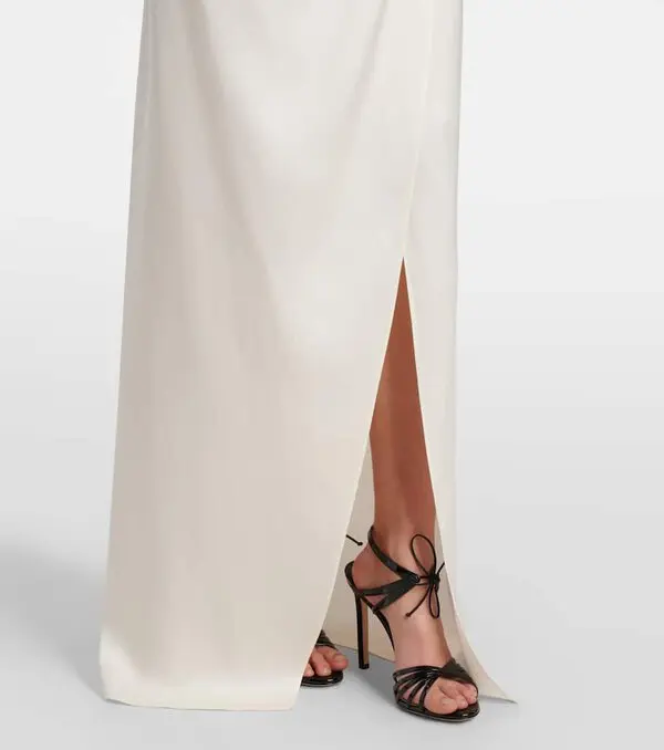TOM FORD Silk Satin Wrap Skirt