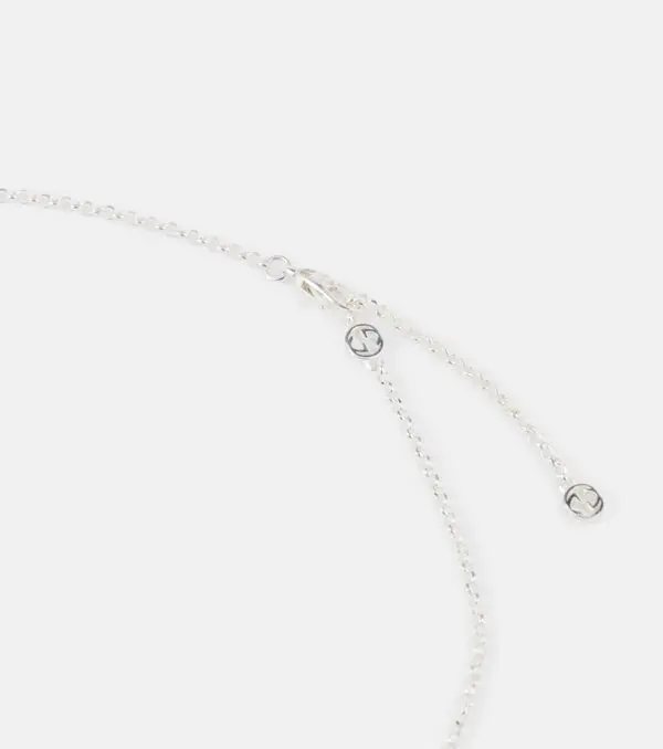 Gucci Gg Marmont Sterling Pendant Necklace