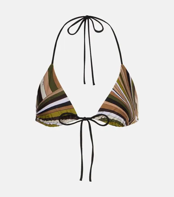 Emilio Pucci Printed Bikini Top