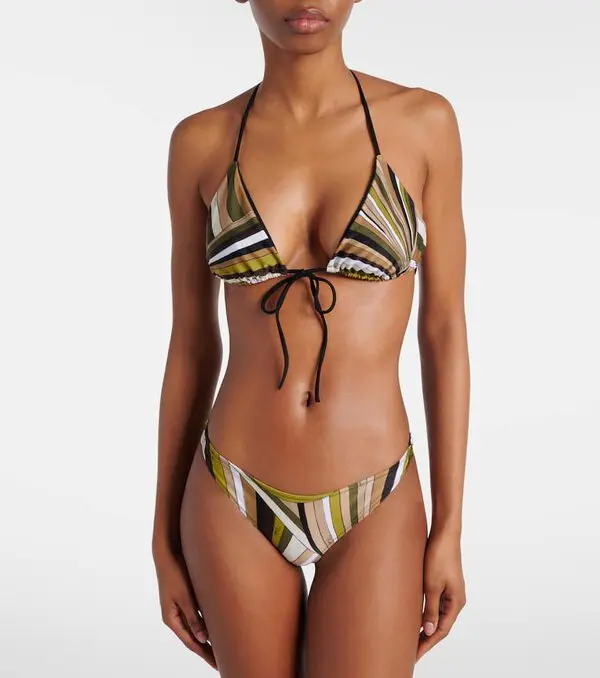 Emilio Pucci Printed Bikini Top