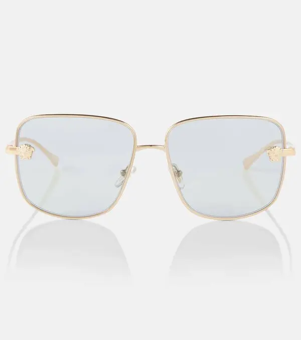 Versace Medusa Square Sunglasses - Gold