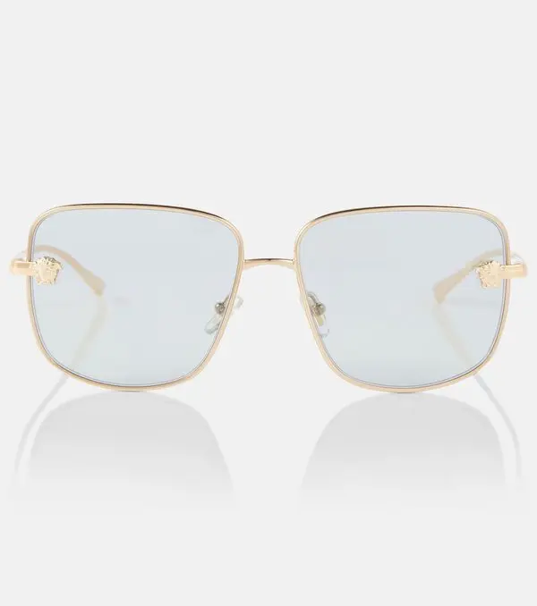 Versace Medusa Square Sunglasses - Gold