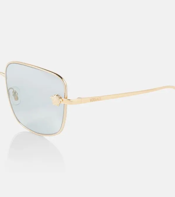 Versace Medusa Square Sunglasses - Gold