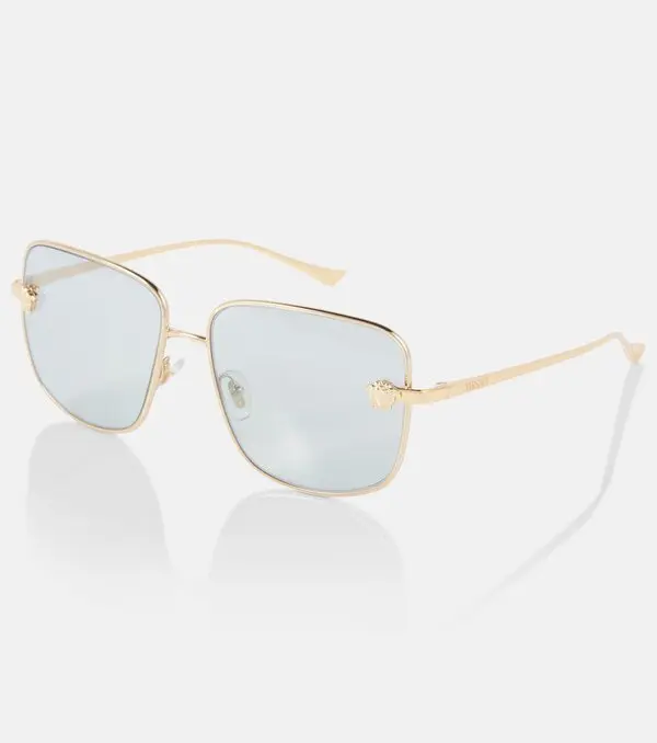Versace Medusa Square Sunglasses - Gold
