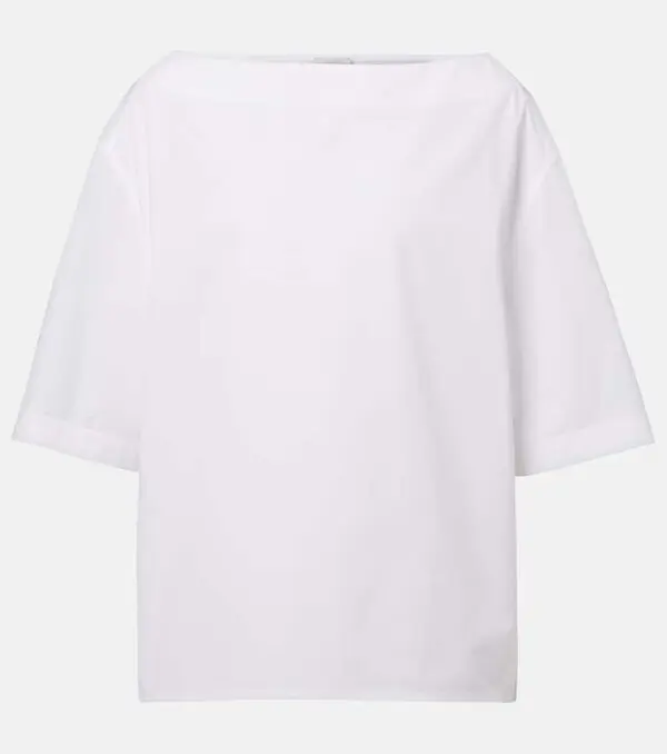 TOD'S Oversized Cotton Poplin Top