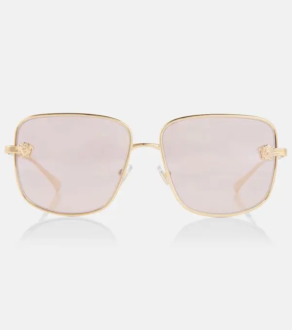 Versace Medusa Square Sunglasses - Gold