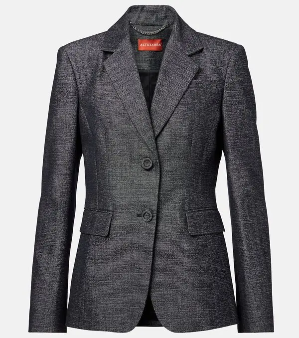 Altuzarra Fenice Cotton And Silk Blazer