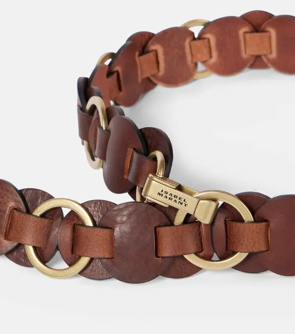 Isabel Marant Étoile Lota Leather Belt - Brown