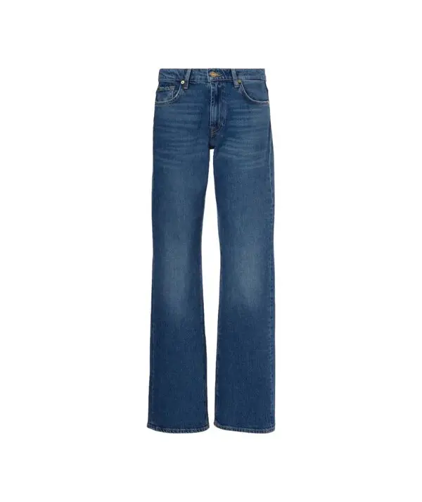 7 For All Mankind Tess High-rise Straight Jeans