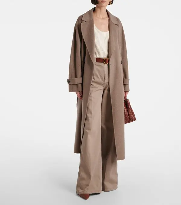 JOSEPH Abbey Wide-leg Jeans - Beige